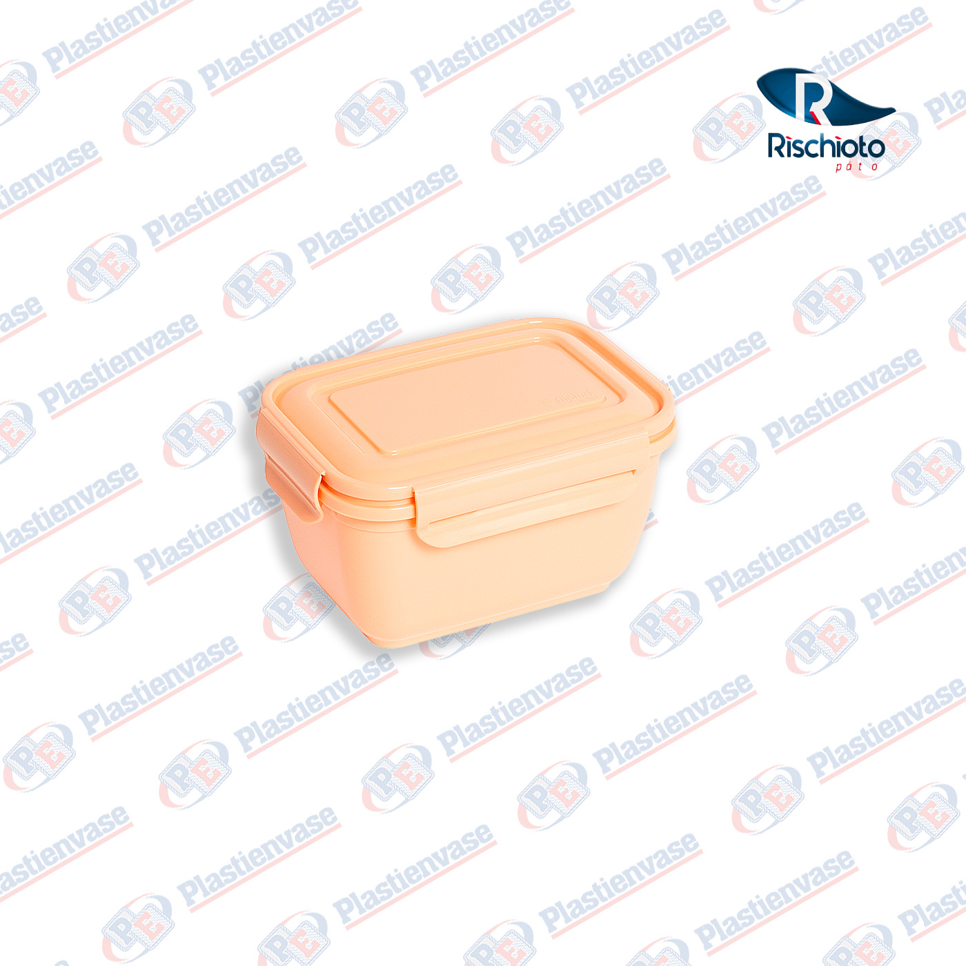 TAPER RECTANGULAR FLIPLOCK COLORES 1LT 6541 - Plastienvase