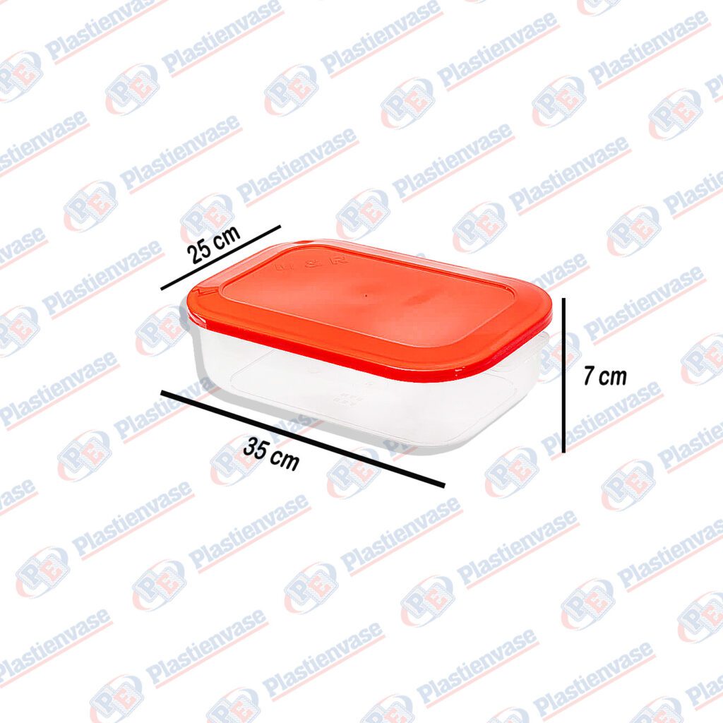 TAPPER RECTANGULAR C/TAPA 5LTS M&R PLASTIPAK - Plastienvase