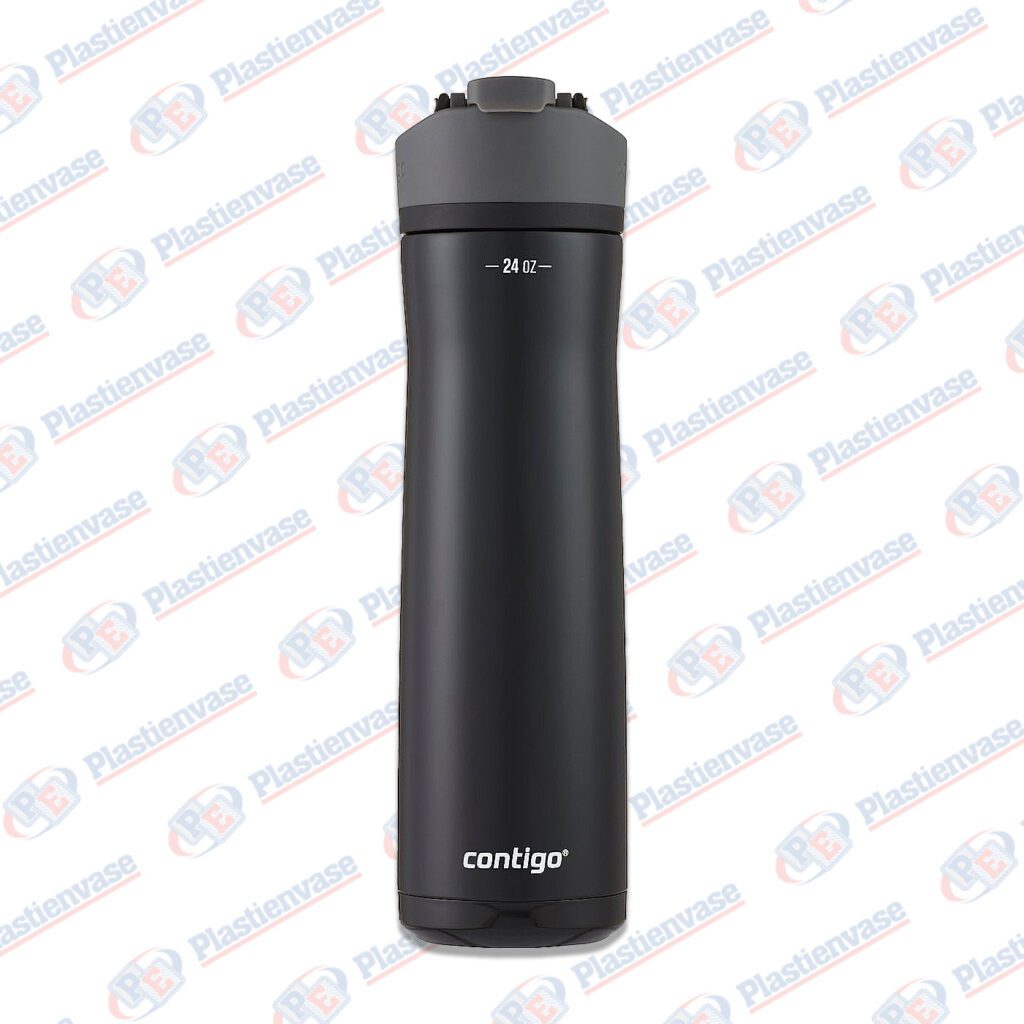 VASO TERMICO CONTIGO C/PAJITA 946ML NEGRO - Plastienvase