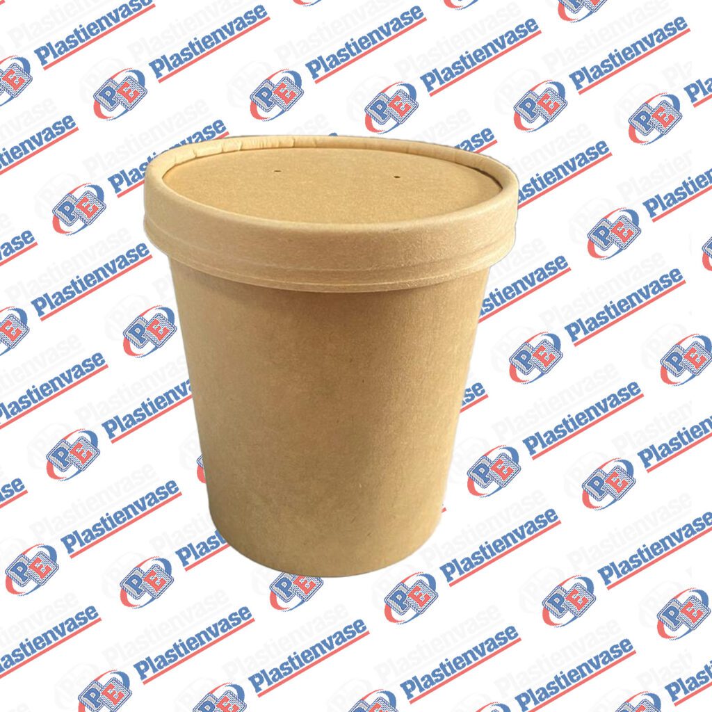 POTE CARTON C/TAPA 350ML (DC-01/277) - Plastienvase