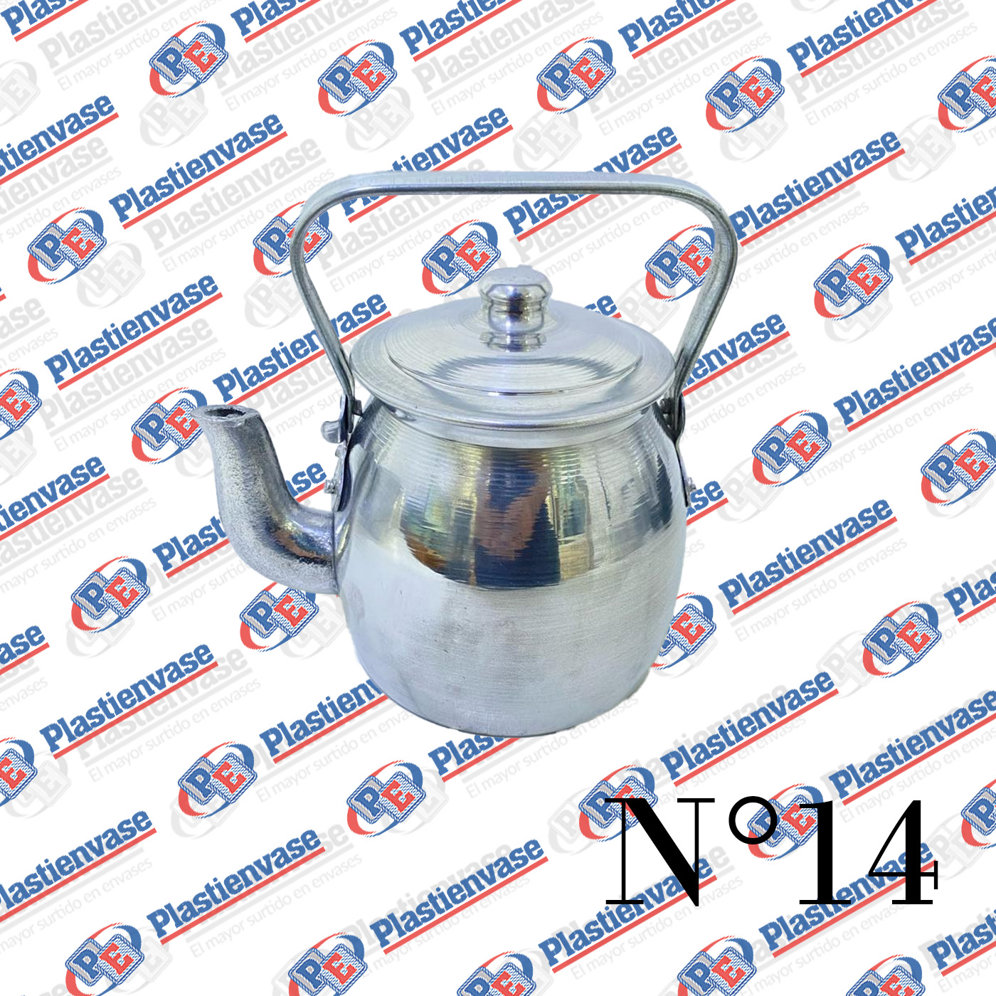 PAVA ALUMINIO NAC. Nº14 - Plastienvase