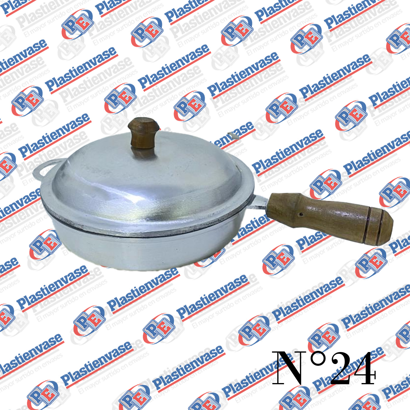 SARTEN ALUMINIO FUNDIDO NAC. Nº24 - Plastienvase