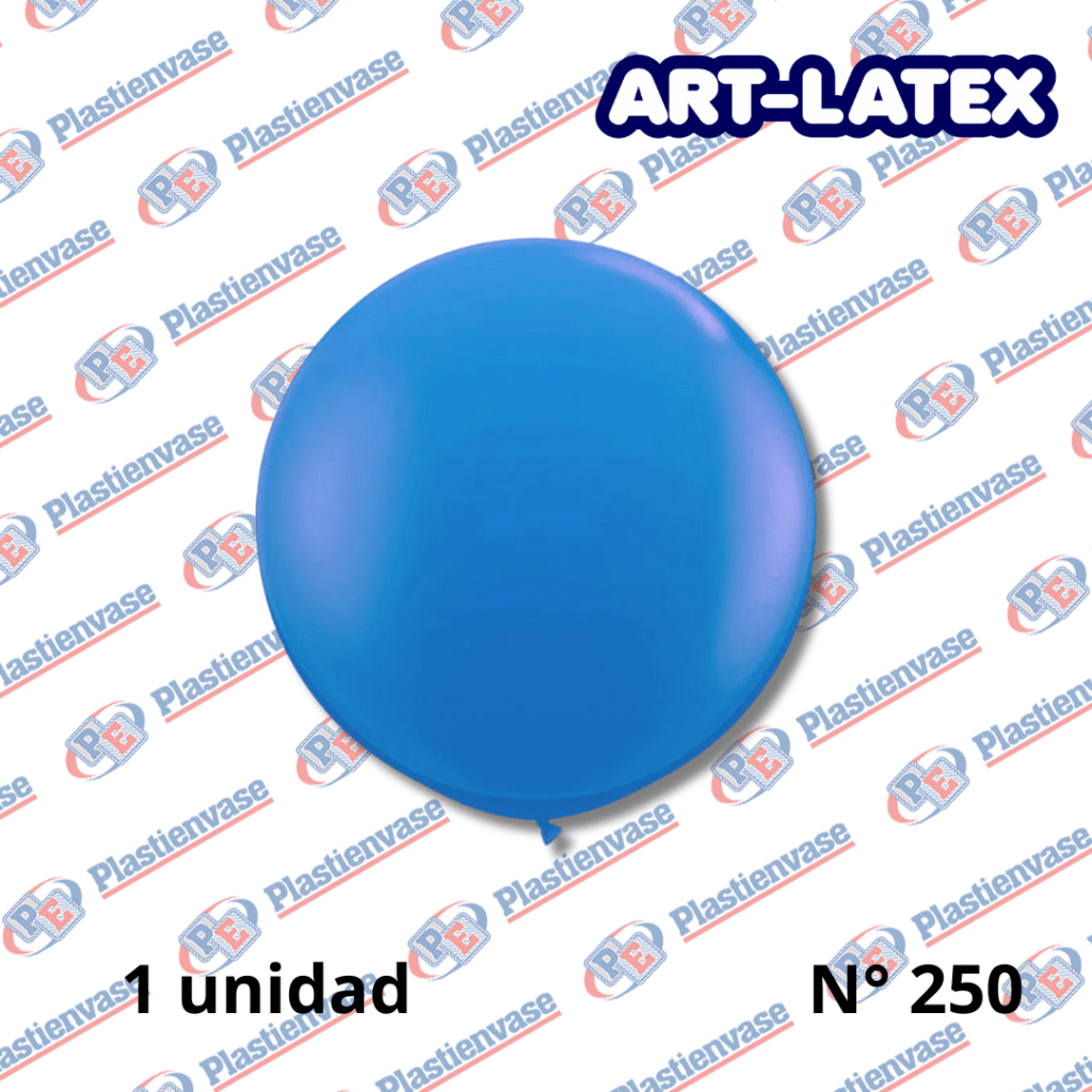 PIÑATA ART-LATEX AZUL LISO 250CC - Plastienvase
