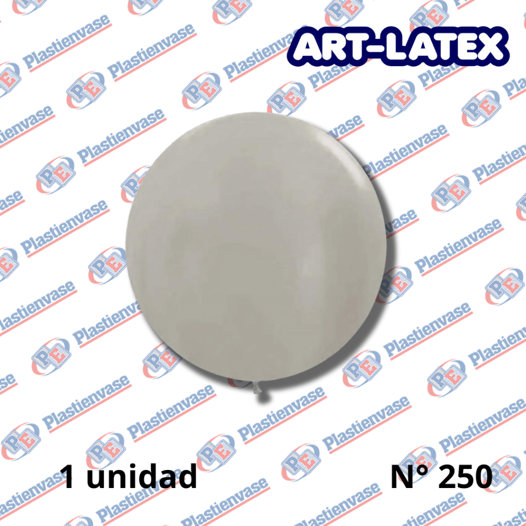 PIÑATA ART-LATEX METAL PLATA 250CC - Plastienvase