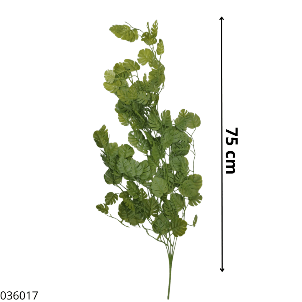 HOJAS VERDES COLGANTES 75CM (G0309) - Plastienvase