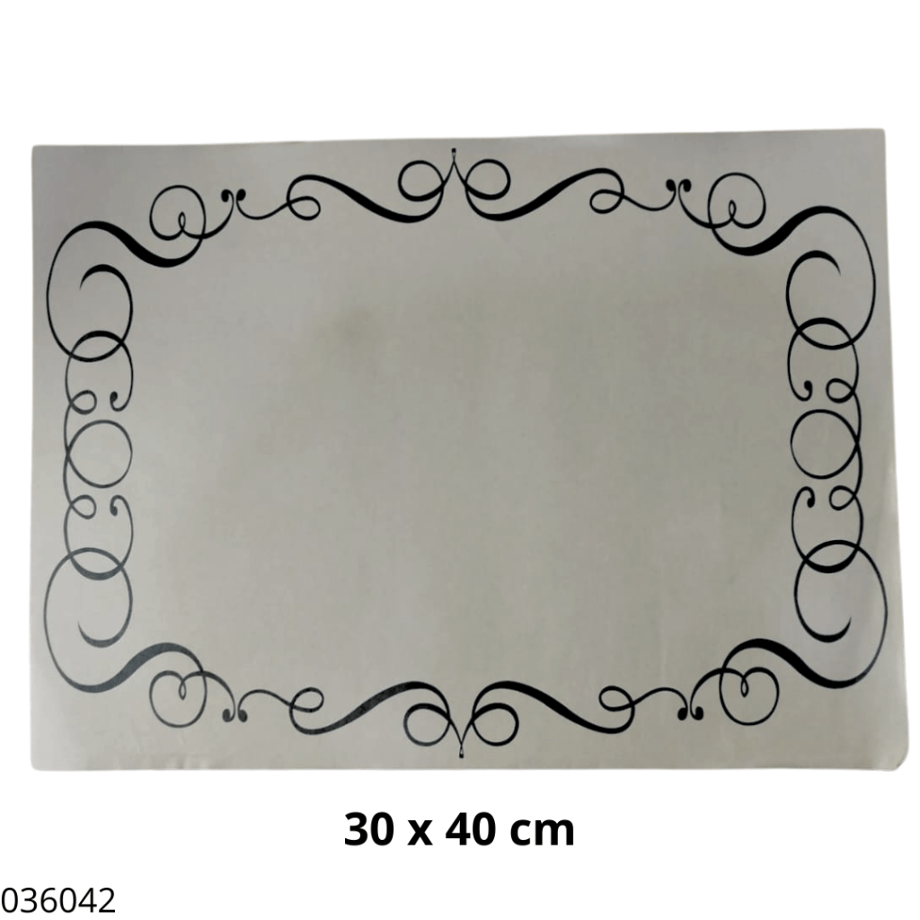 PAPEL PERGAMINO C/DISEÑO 30X40CM (701) - Plastienvase