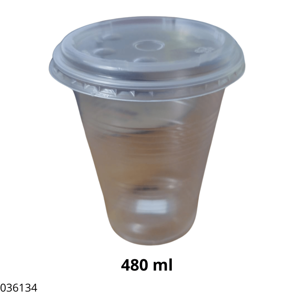 VASO PLASTICO X 10PC 480ML BOPP - Plastienvase