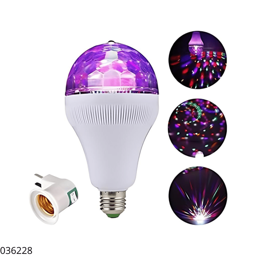 FOCO LED COLORES DISCO CAFINI (CN-L994B) - Plastienvase