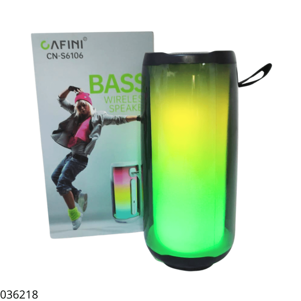 PARLANTE PORTATIL RECARGABLE CAFINI (CN-S6106) - Plastienvase