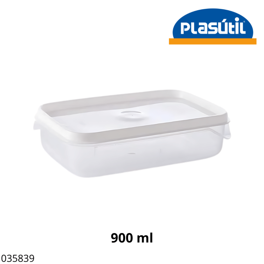 TAPPER PLASUTIL RECT. 900ML PLASUTIL (2297) - Plastienvase