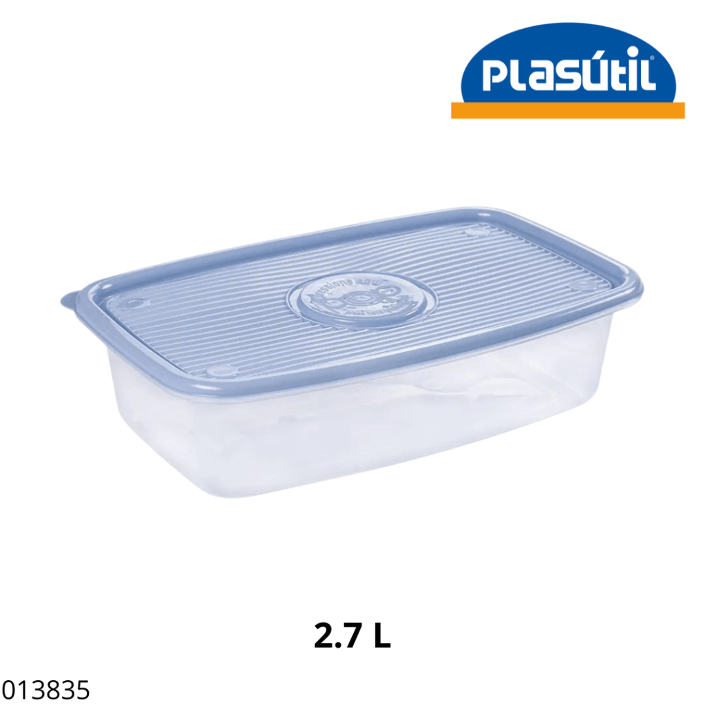 TAPPER PLASUTIL RECT. 2700ML (5775) - Plastienvase