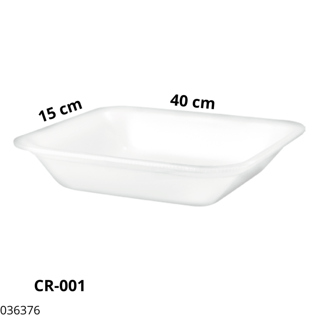 BANDEJA DE ISOPOR 617 COPOBRAS CR-001 - Plastienvase