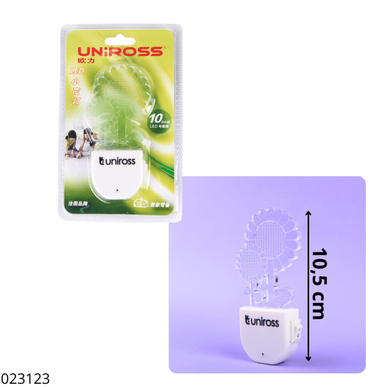 MINI VELADOR LED UNIROSS 62027 - Plastienvase