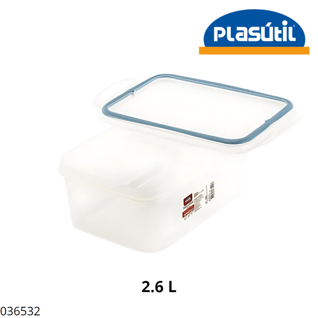 TAPPER PLASUTIL RECT. C/TAPA 2.6LT (13994) - Plastienvase