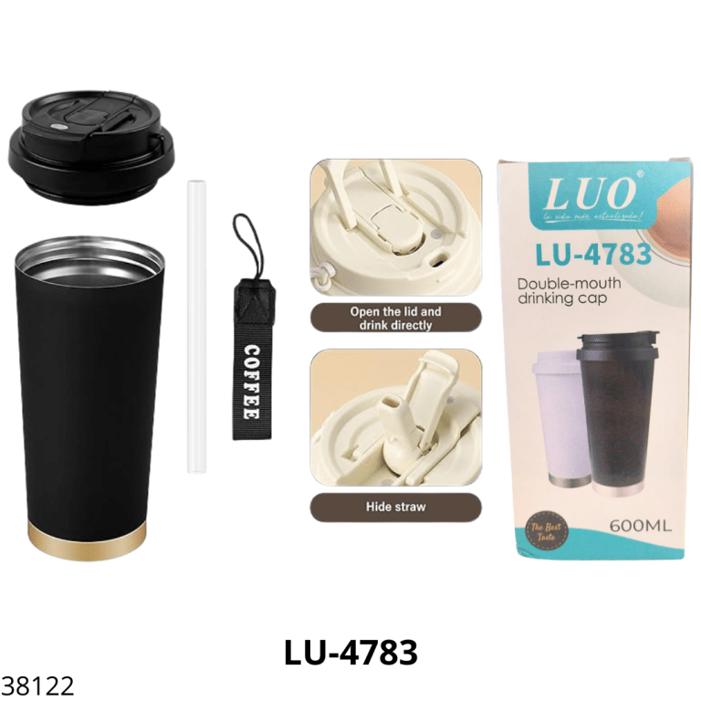 VASO P/CAFE LUO 600 ML (LU-4783) - Plastienvase
