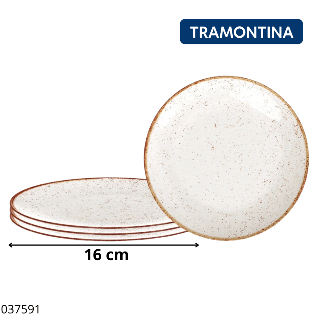 PLATO RUSTICO 16CM TRAMONTINA 96980/013 - Plastienvase