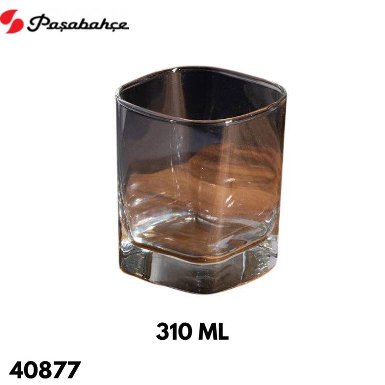 VASO WHISKY CARRE 310 ML PASABAHCE (41290) (UNID) - Plastienvase