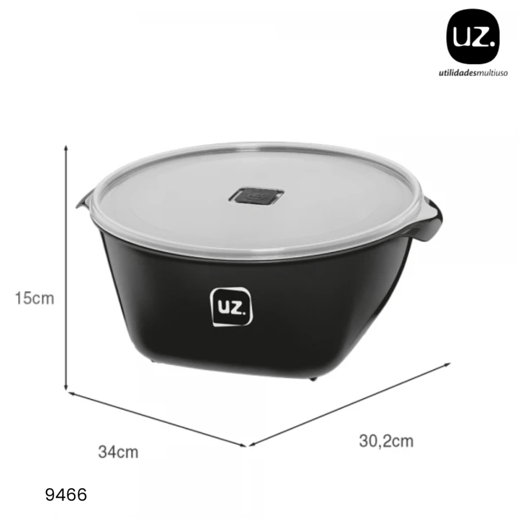 TAPPER UZ PREMIUN NEGRO 6LT - Plastienvase